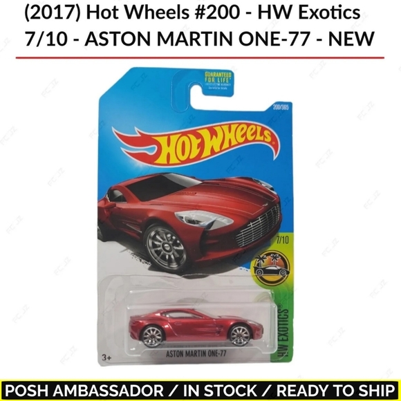 Mattel | Toys | 27 Hot Wheels 200 Hw Exotics 710 Aston Martin One77 New ...